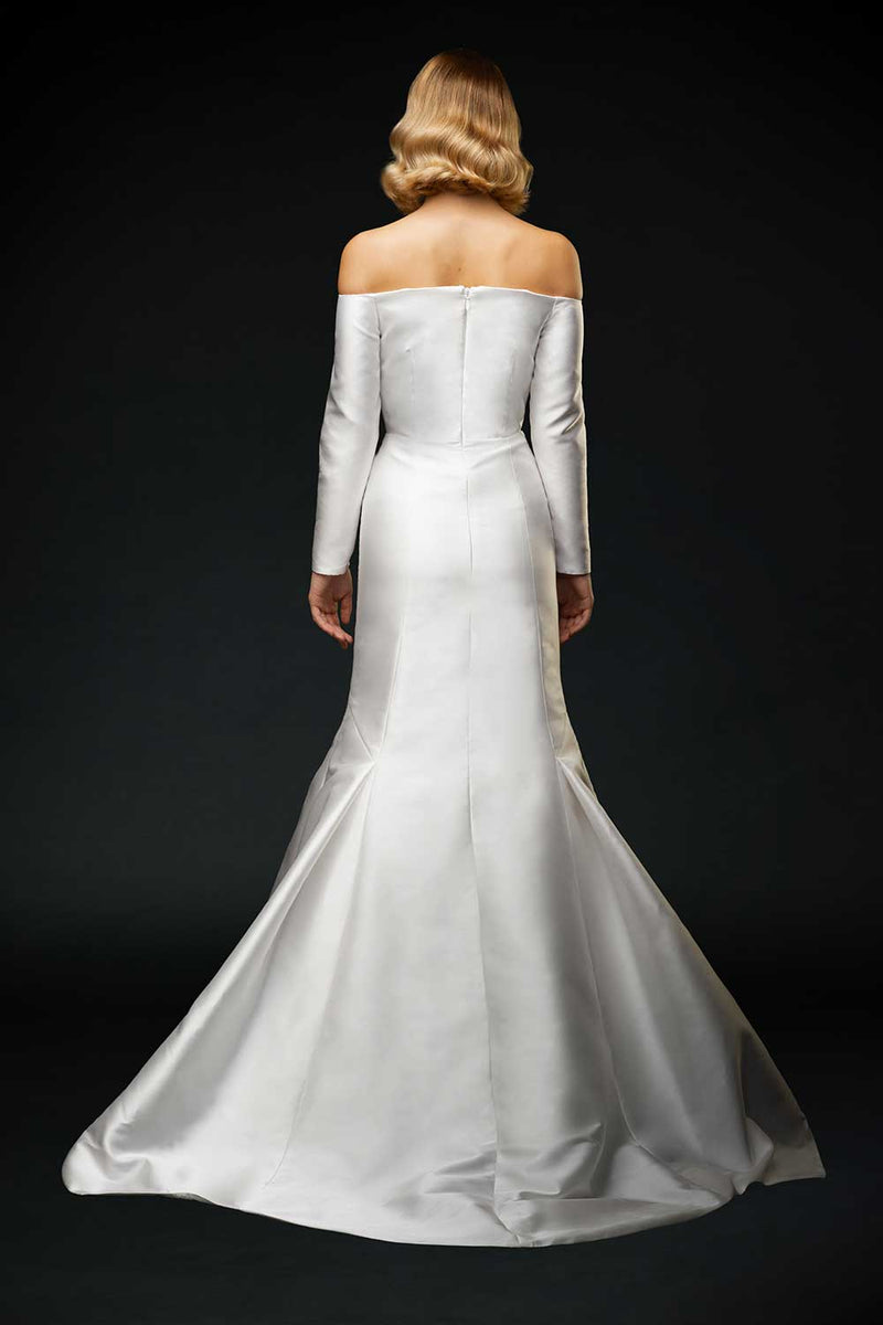Austen Long Sleeve Wedding Dress - Taline Designs